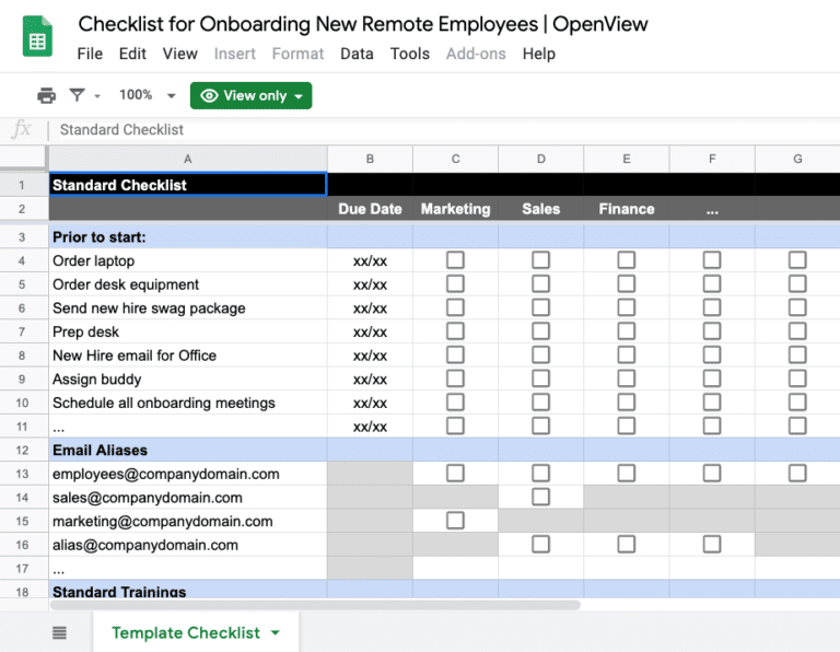 Hiring a Remote Employee? Use This Onboarding Checklist - OpenView