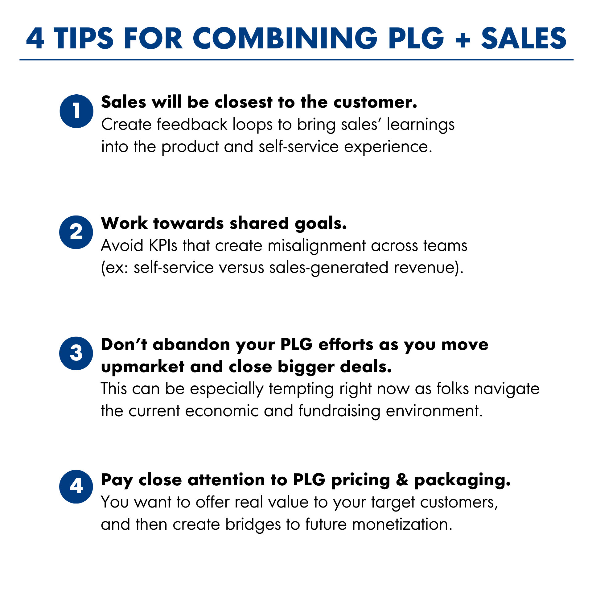 PLG and Sales in 2023: How to Combine Them for Efficient Revenue Growth